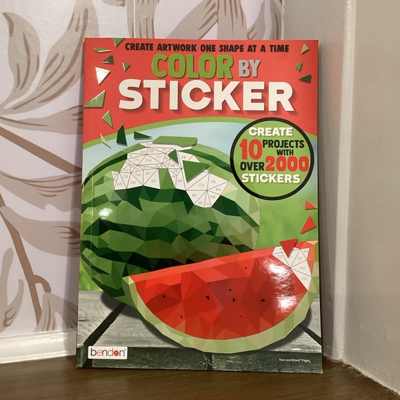 Bendon | Toys | Bendon Color By Sticker Activity Book Animals Fruit ...